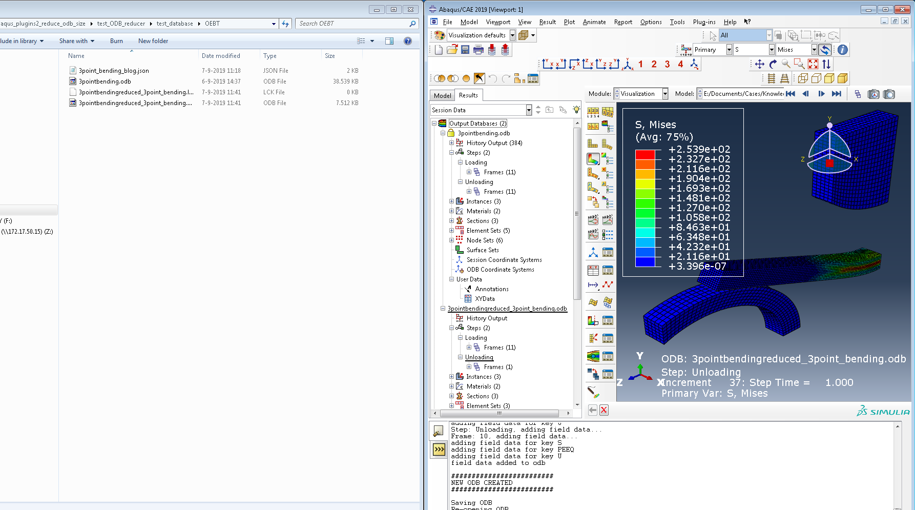 Abaqus ODB Extractor and Builder Tool (OEBT) Plug-in Abaqus ODB Extractor and Builder Tool (OEBT) Plug-in